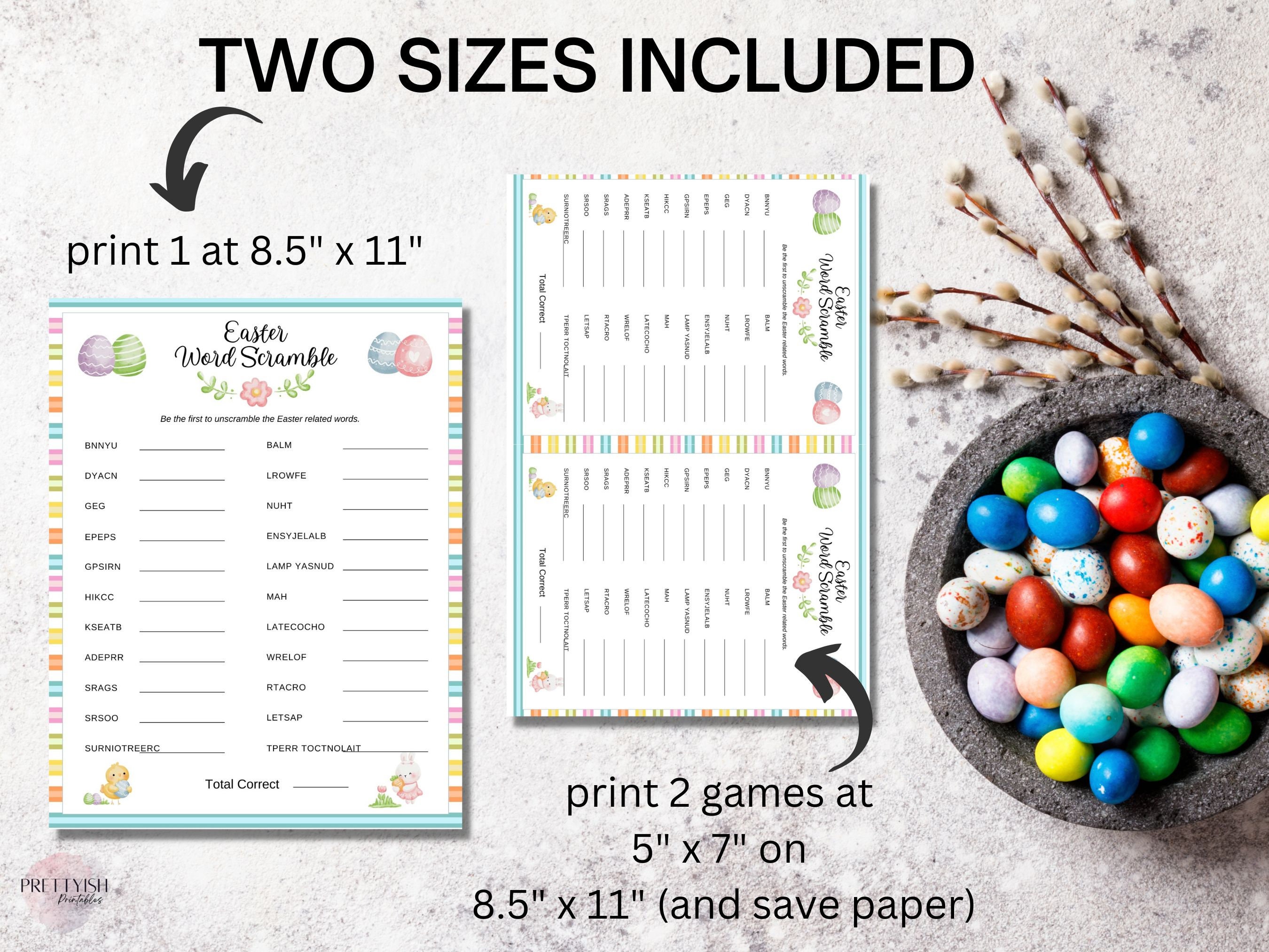 Easter Word Scramble Game Easter Word Scramble Game Classroom ...