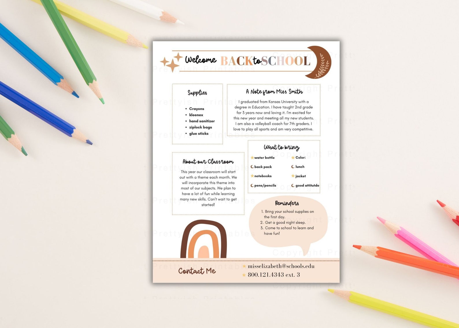 Meet the Teacher Meet the Teacher Letter Bundle Back to School Letter ...