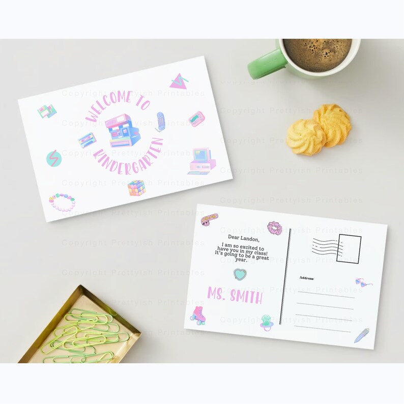 Back to School, Meet the Teacher Postcard, Postcards for Kids, School ...