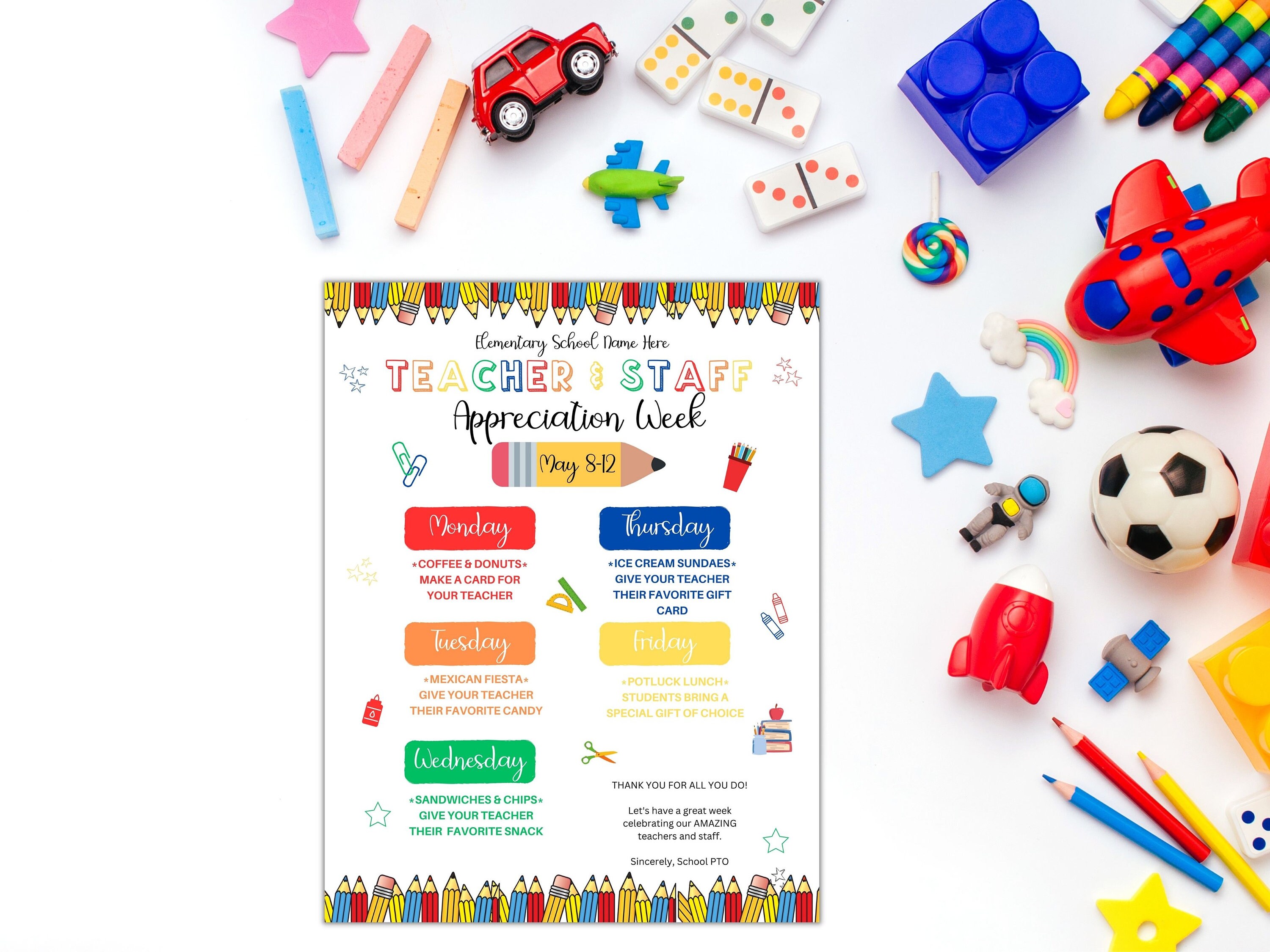 Teacher Appreciation Week Printables, Printable for Teacher ...