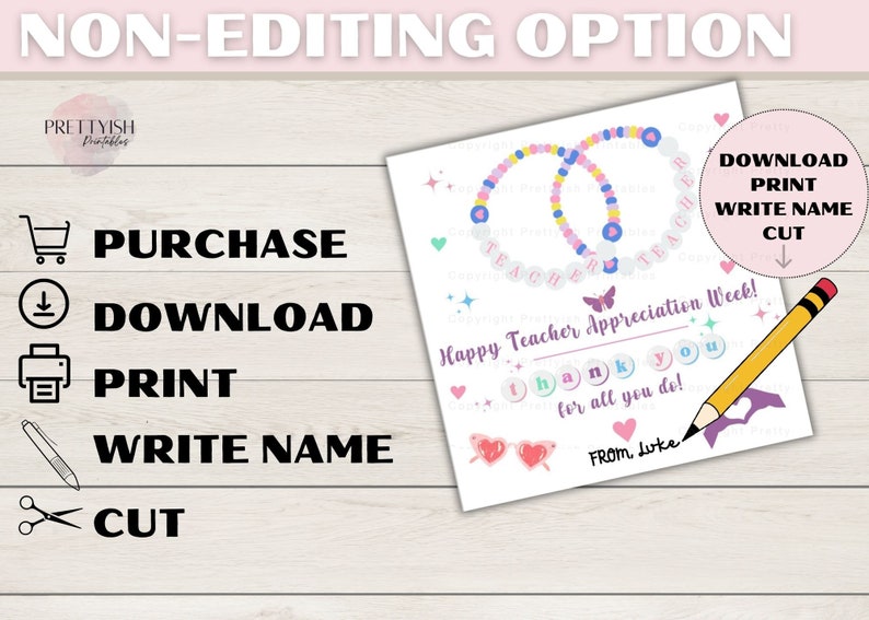 EDITABLE Teacher Appreciation Gift Tag, Staff Appreciation Gift Tag ...