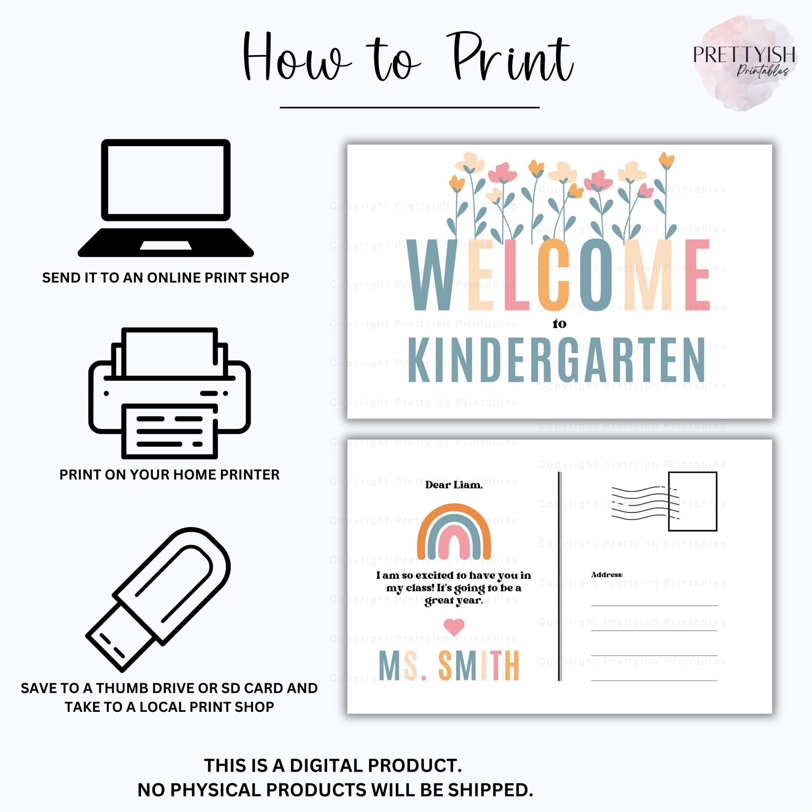 Back to School, Meet the Teacher Postcard, Postcards for Kids, School ...