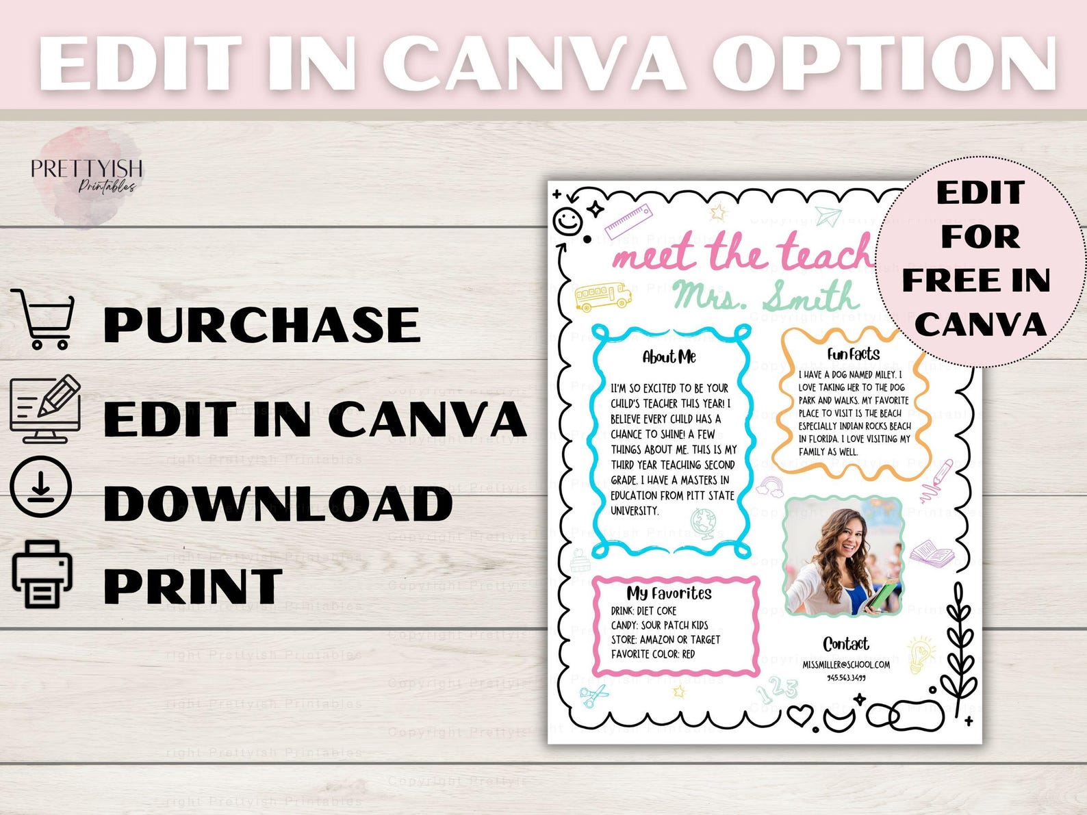 Teacher Survey, Meet the Teacher Editable Template Printable, Meet the ...