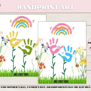 Mothers Day Handprint Art, Preschool Worksheets, Best Mom Ever ...