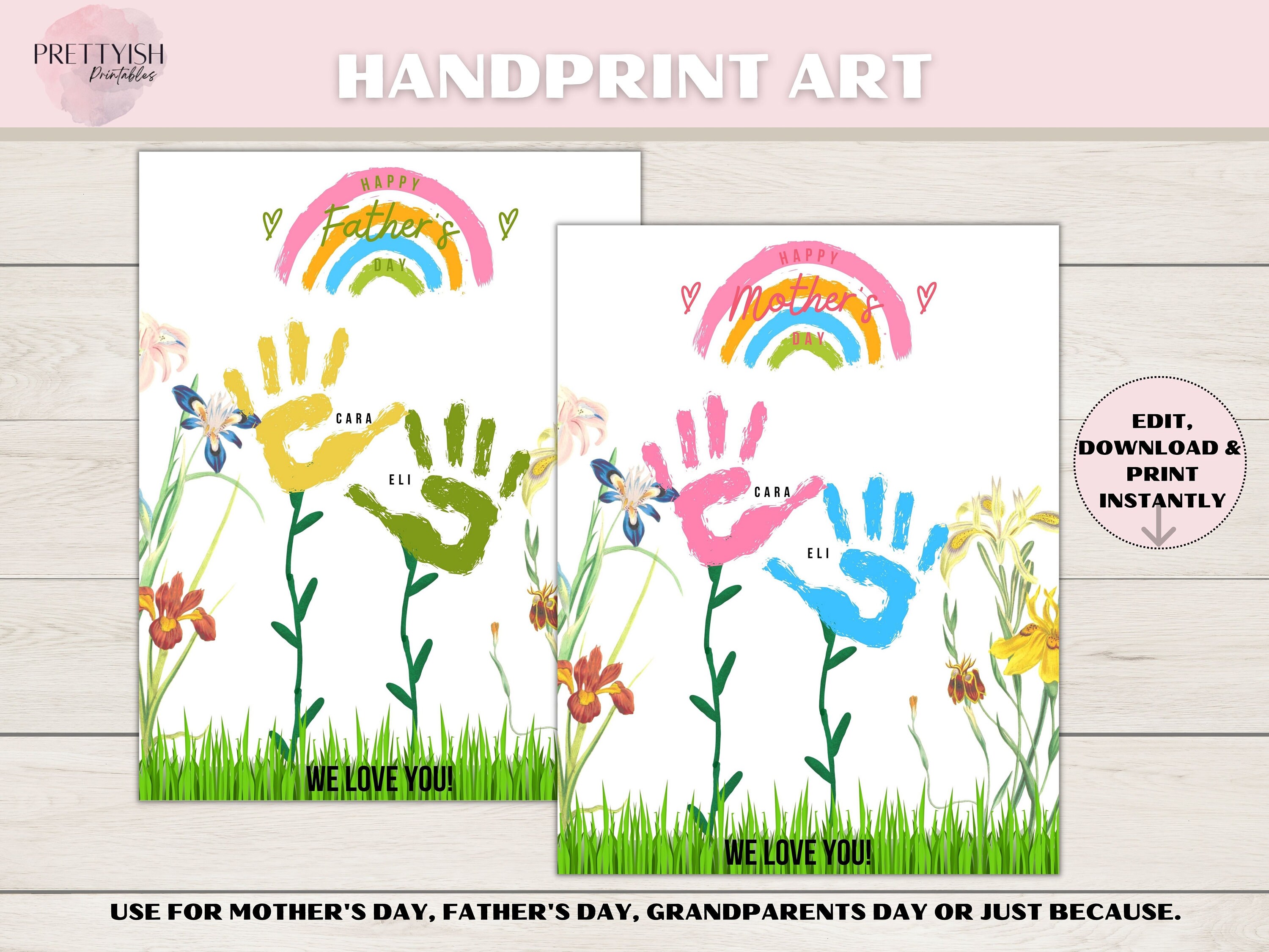 Mothers Day Handprint Art, Preschool Worksheets, Best Mom Ever ...