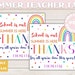 Printable Teacher Gift for Summer, End of School Year Teacher Gift, End ...