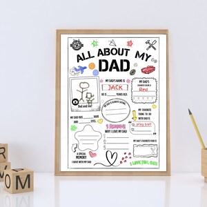 Father's Day Printable, Dad Birthday Gift, Perfect Father's Day ...
