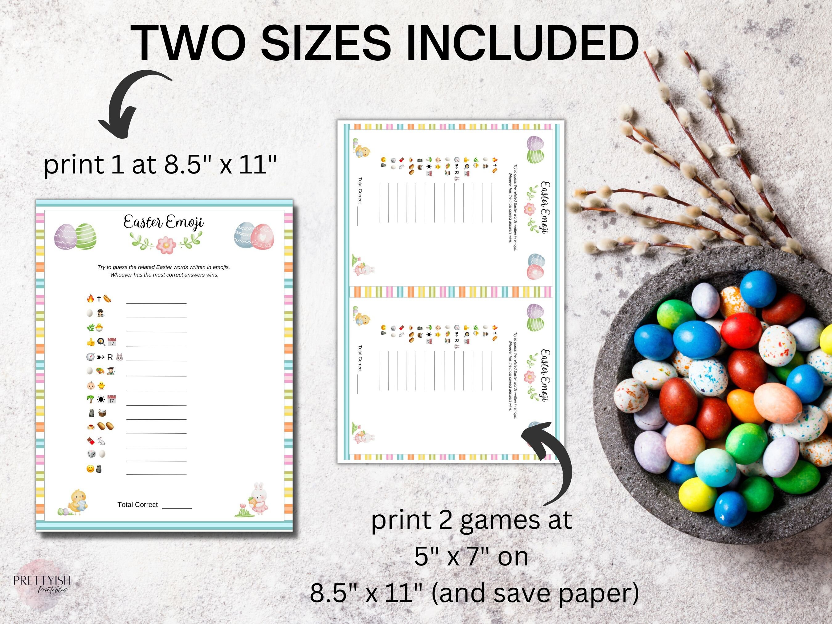 Easter Emoji Game | Easter Emoji Pictionary Game | Classroom Activities ...