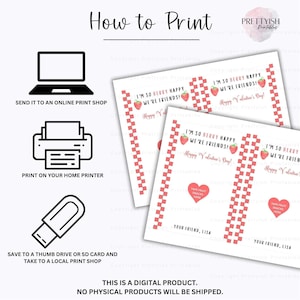 Classroom Valentines Printable, Fruit Snack Valentine Card, Kids ...