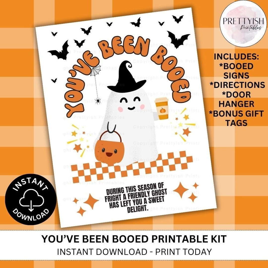 You've Been Booed Printable, Youve Been Booed Kit, Neighborhood ...