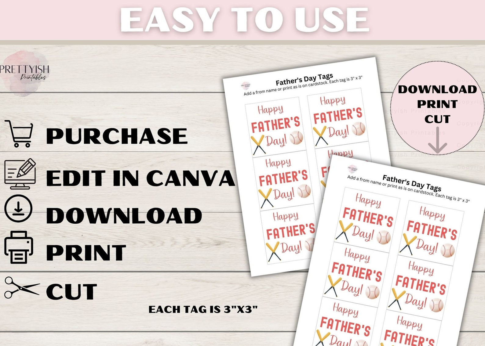Printable Father's Day Tags | Dad Gift Tags | Father's Day Gift ...