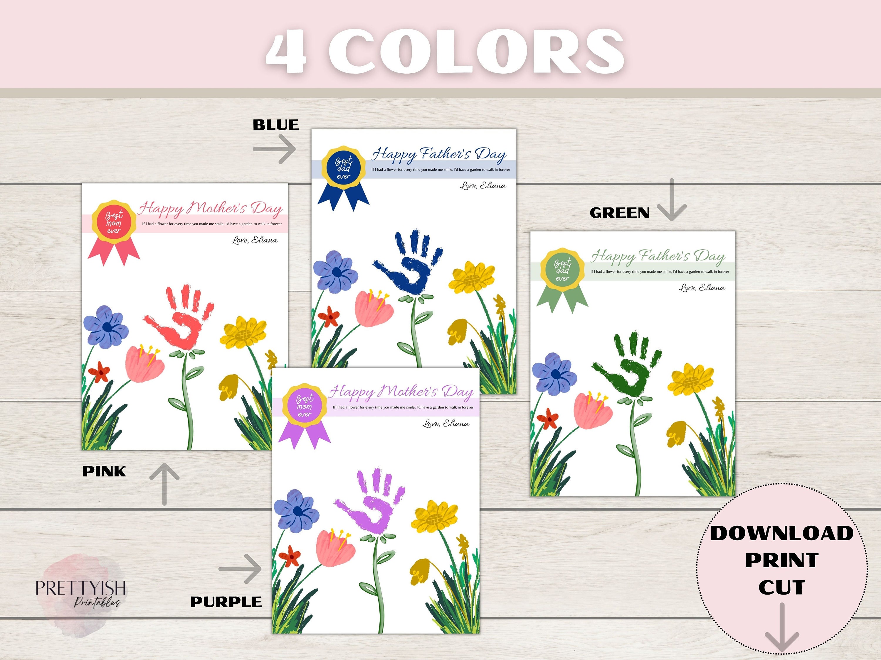 Mothers Day Handprint Art, Preschool Worksheets, Best Mom Ever ...