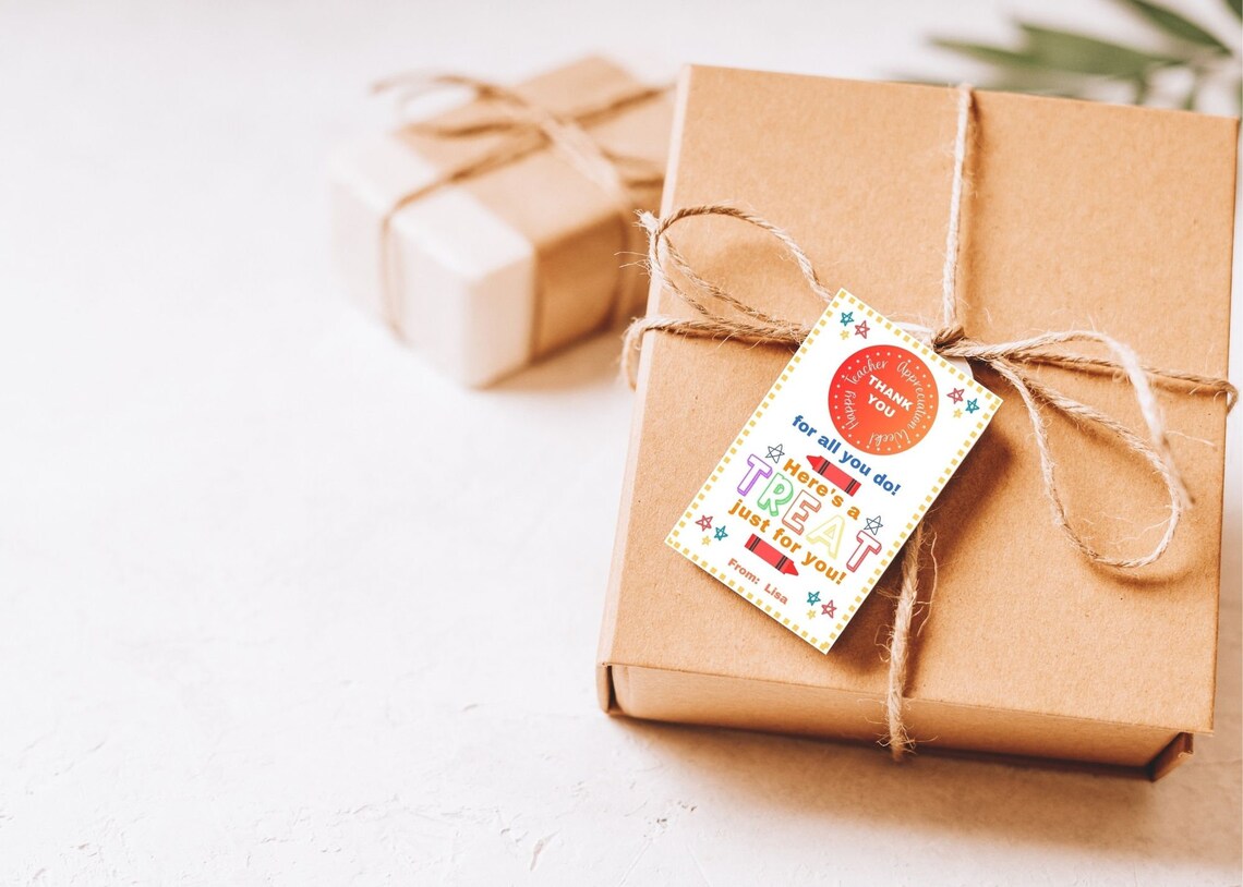 Teacher Appreciation Printable, Editable Teacher Gift Tag, Customized ...