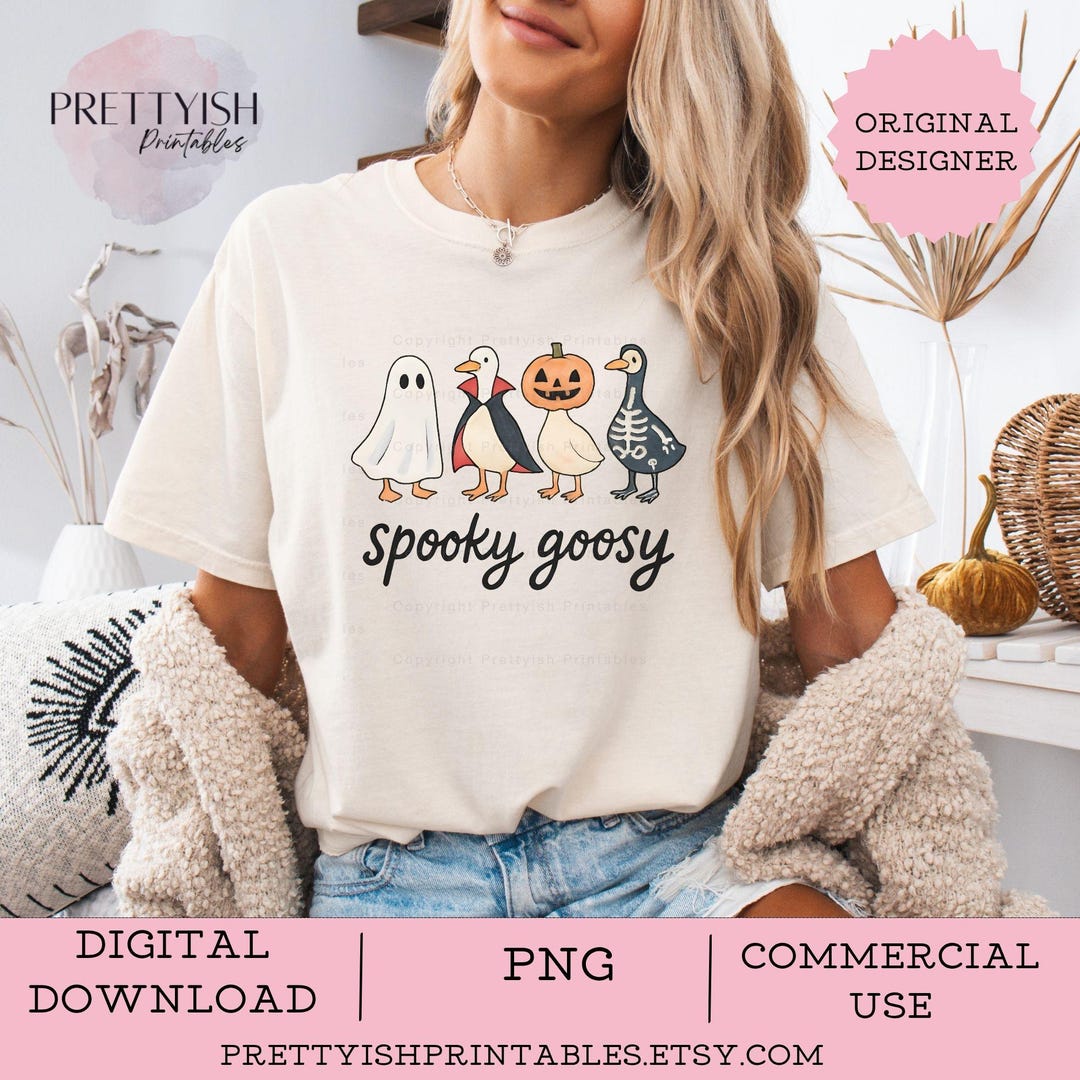 Spooky Goose PNG, Funny Halloween Goose Png, Goose in Halloween ...
