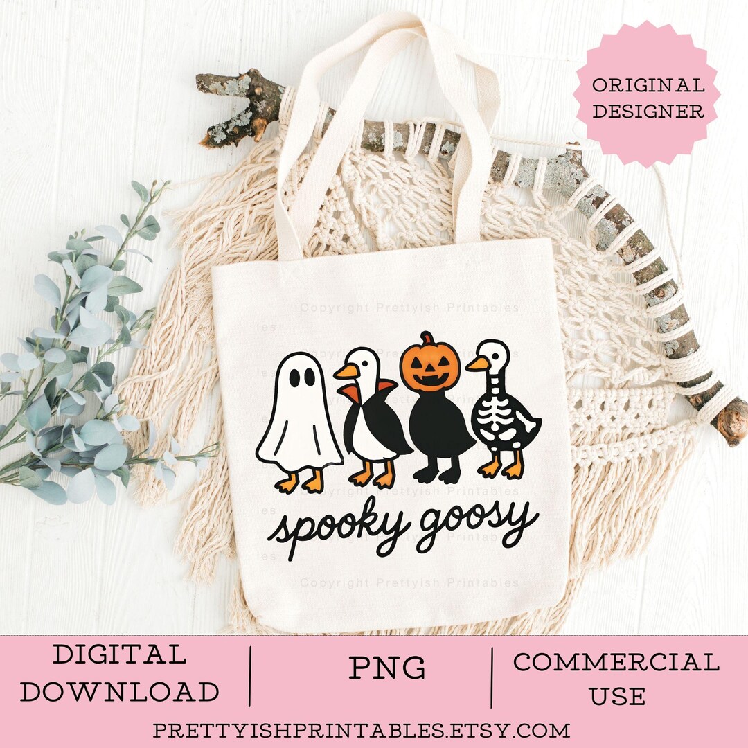 Spooky Goose PNG, Funny Halloween Goose Png, Goose in Halloween ...