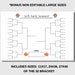 Basketball Sports Bracket Template Tournament Bracket Editable Bracket ...
