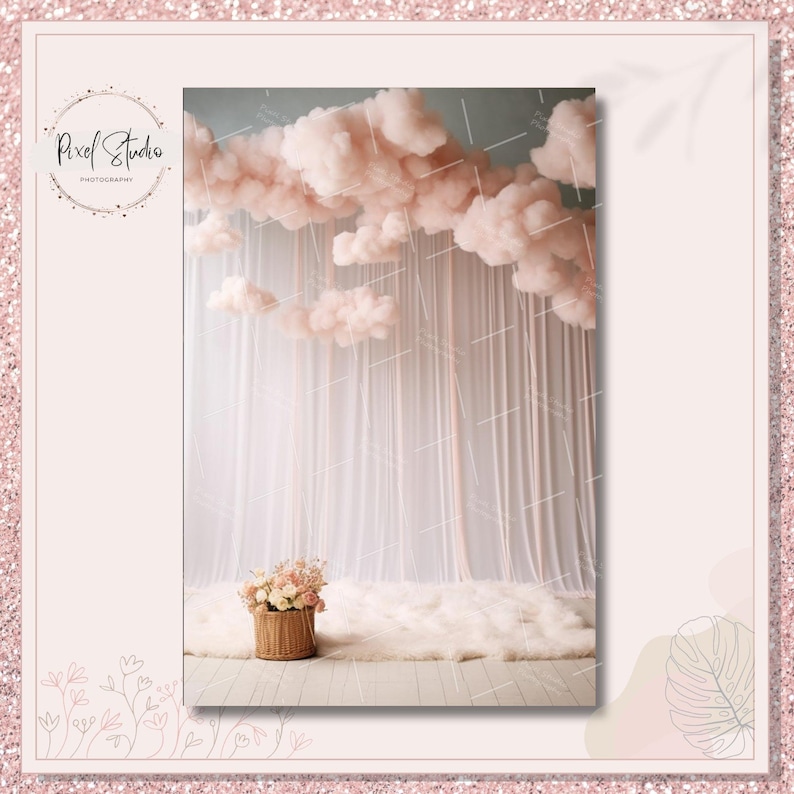 1 Newborn & Toddler Digital Backdrop | Kids Bedroom | Maternity ...