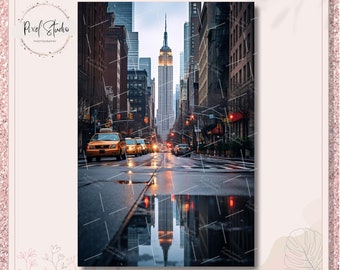 Premium Digital Backdrop New York City Bundle Digital Prints, Urban ...