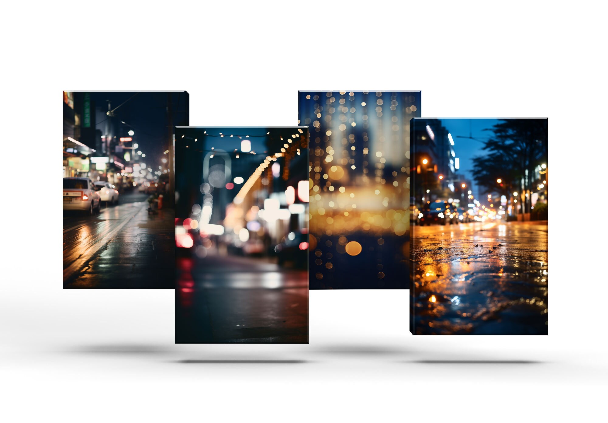 Digital Portrait Backdrops City Bundle | Digital City Street Photoshoot ...