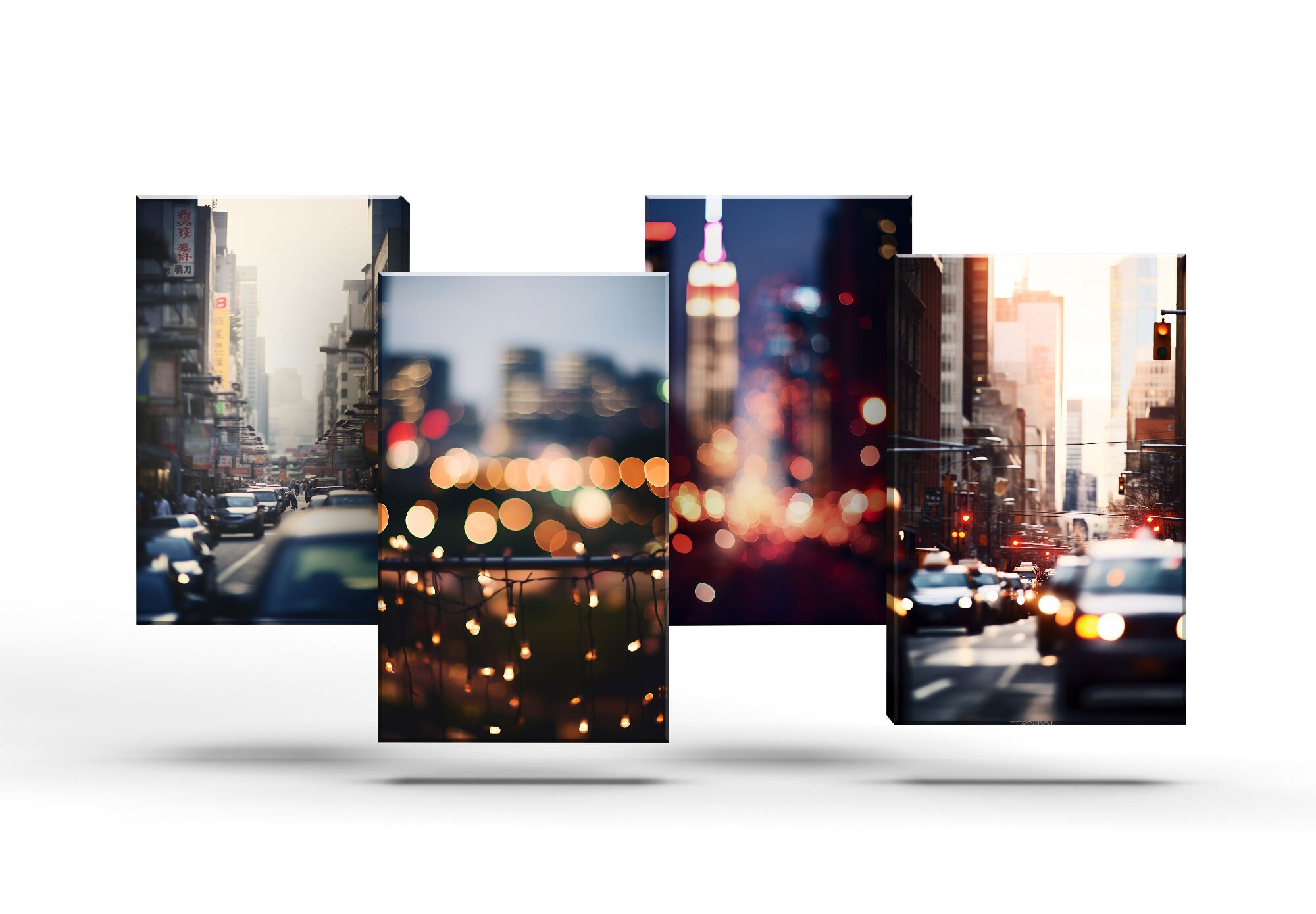 Digital Portrait Backdrops City Bundle | Digital City Street Photoshoot ...