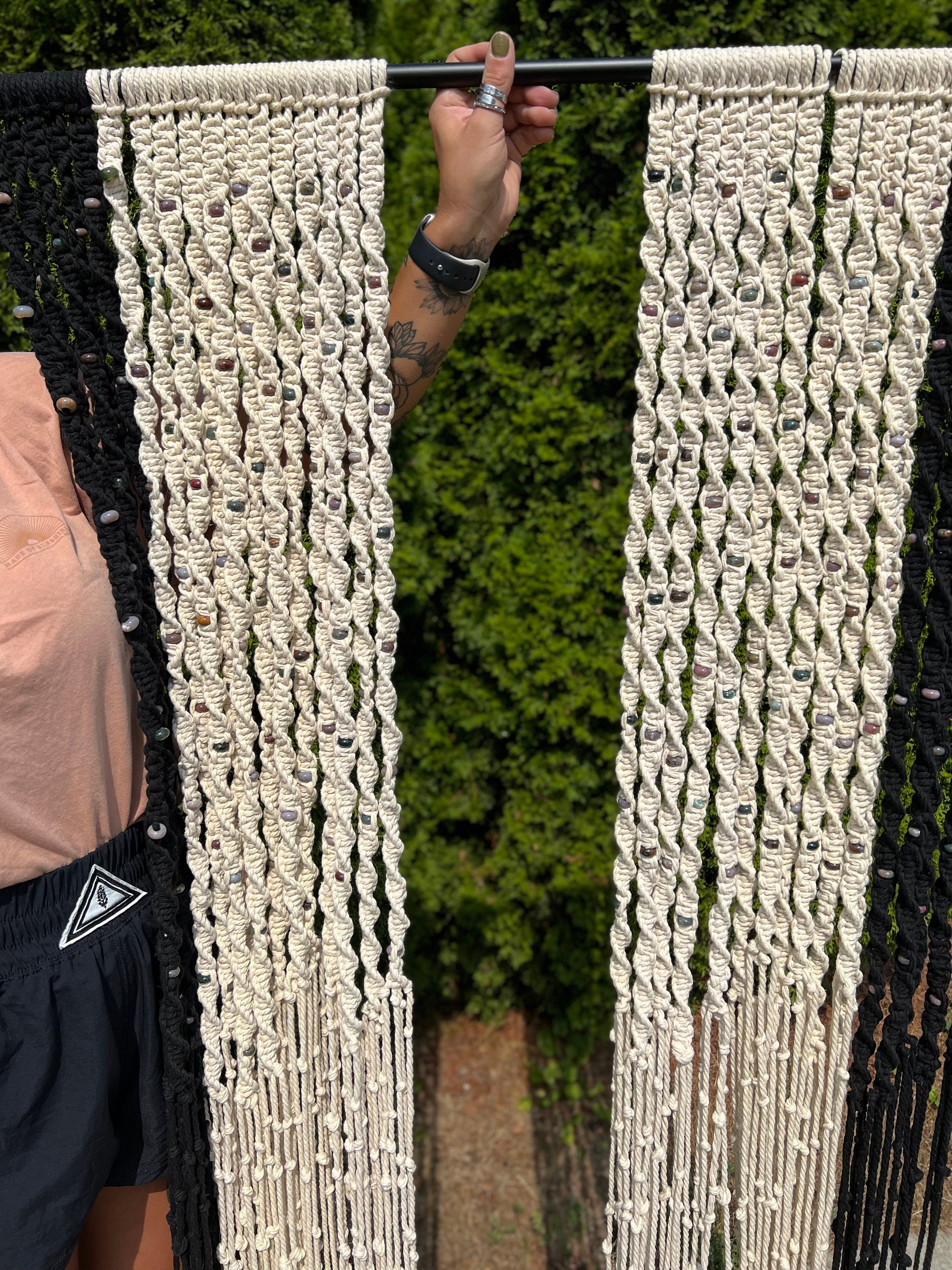 Macrame Door Curtain - Etsy