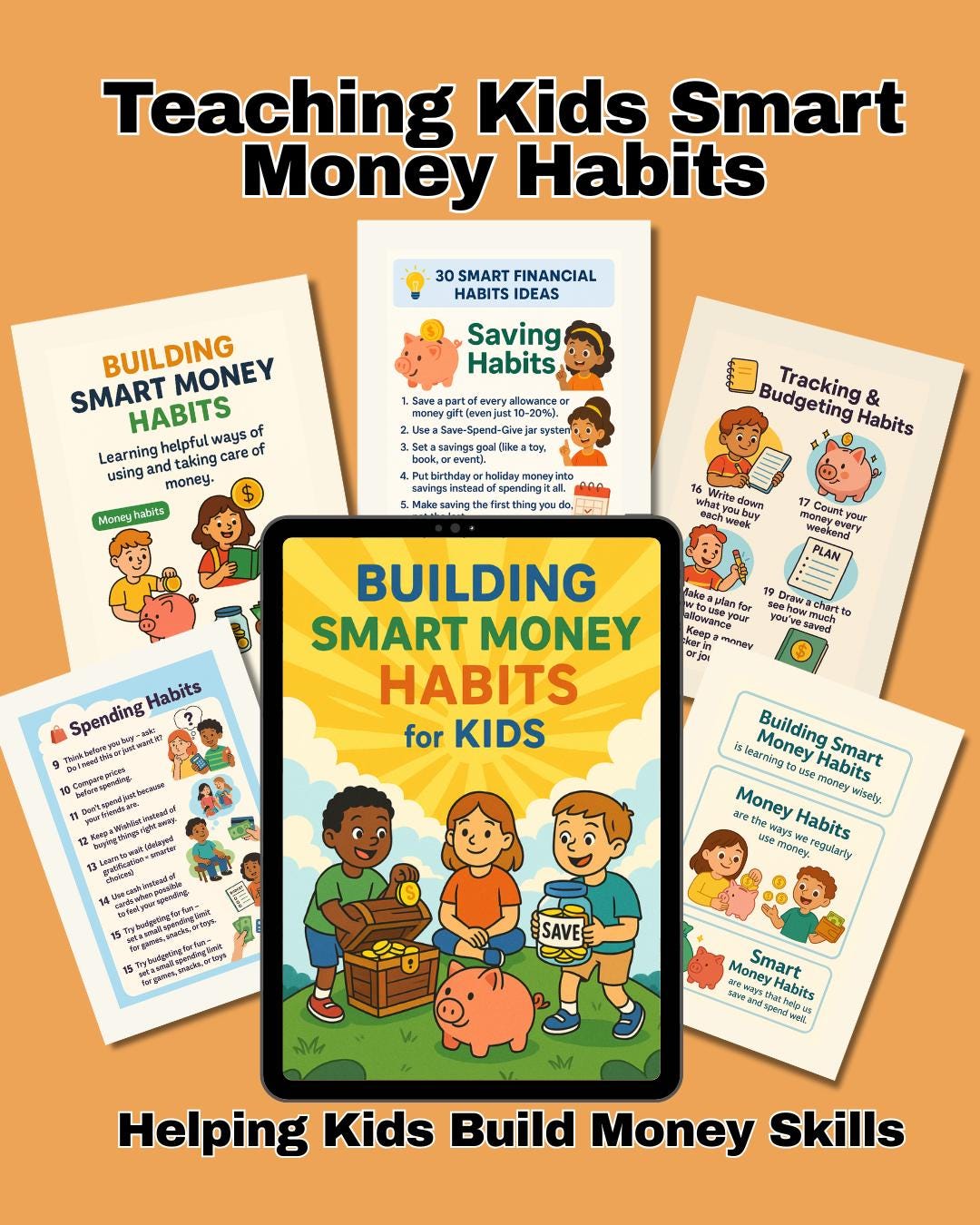 Building Smart Money Habits for Kids | Financial Literacy Printable ...