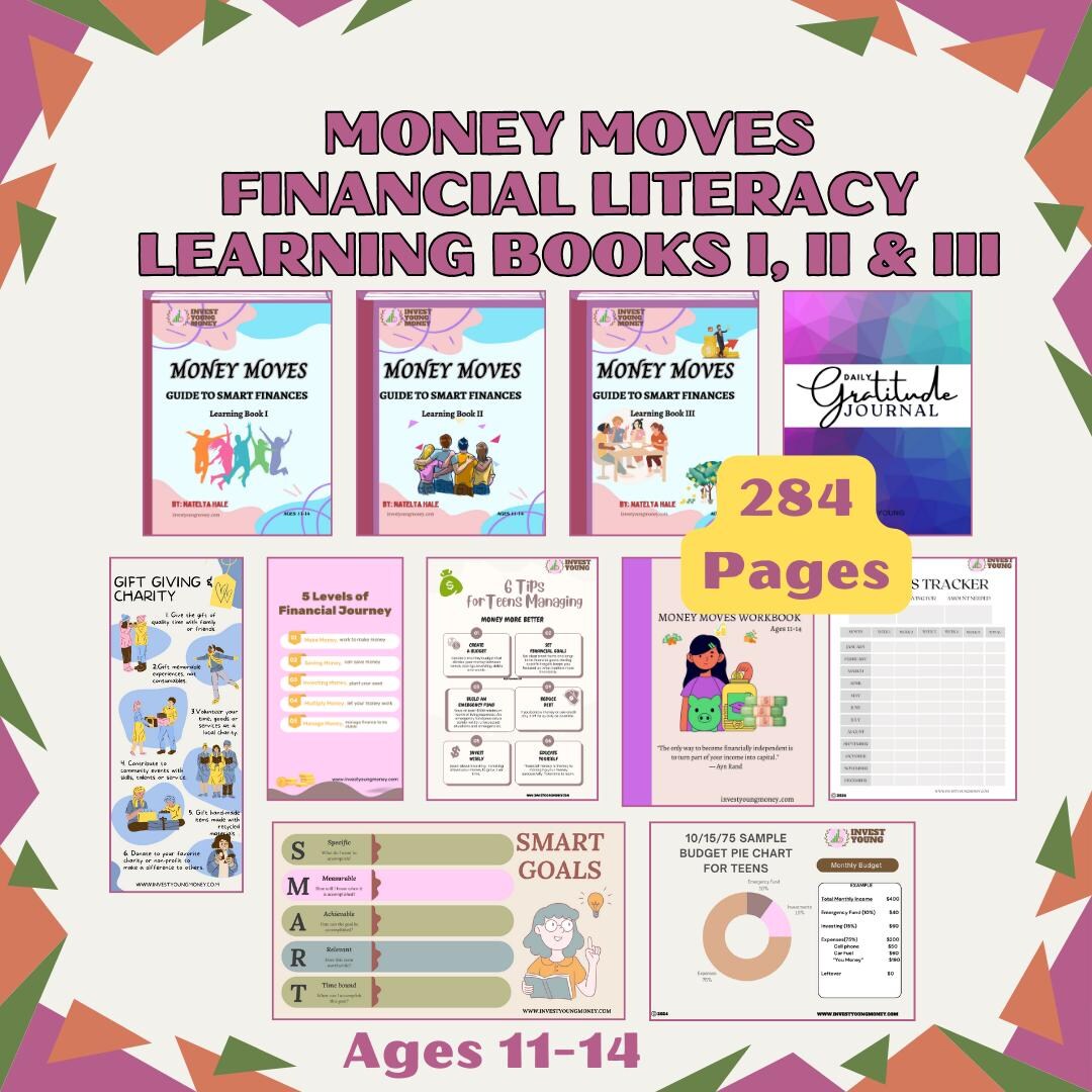 Middle School Financial Literacy Bundle • Money Moves Learning Book ...