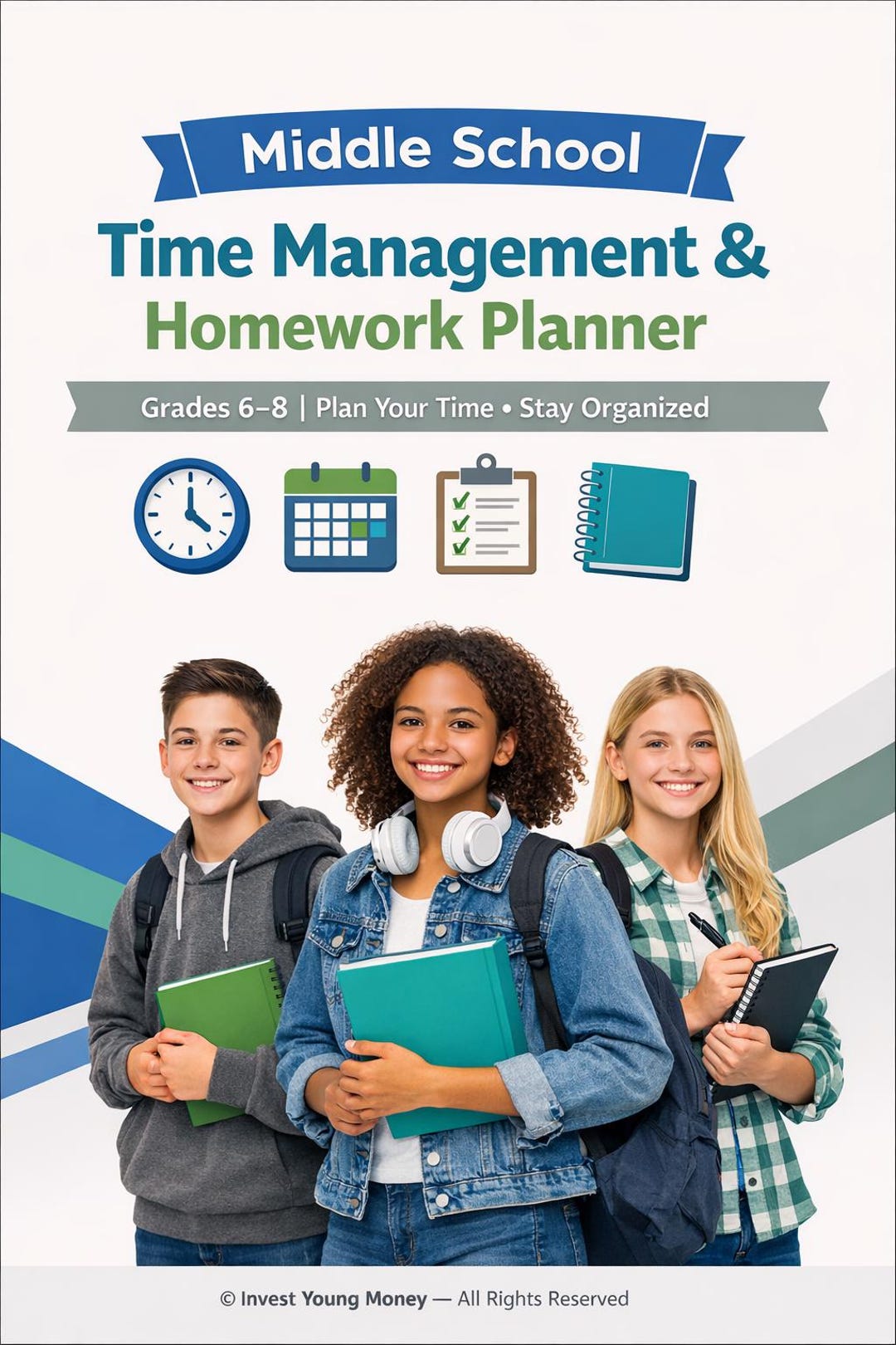 Time Management Planner for Middle School | Grades 6 8 PDF - Etsy