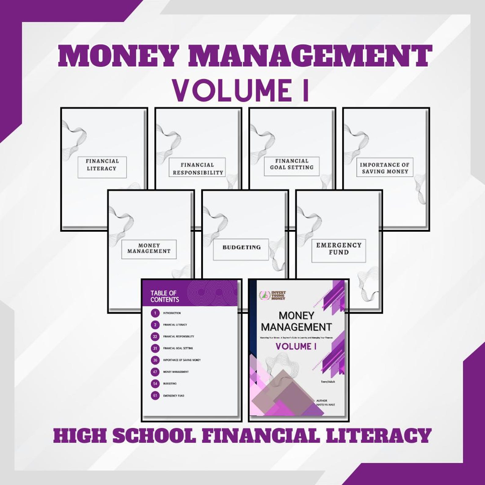 High School/adult Money Management · Digital Printable · Volume I ...
