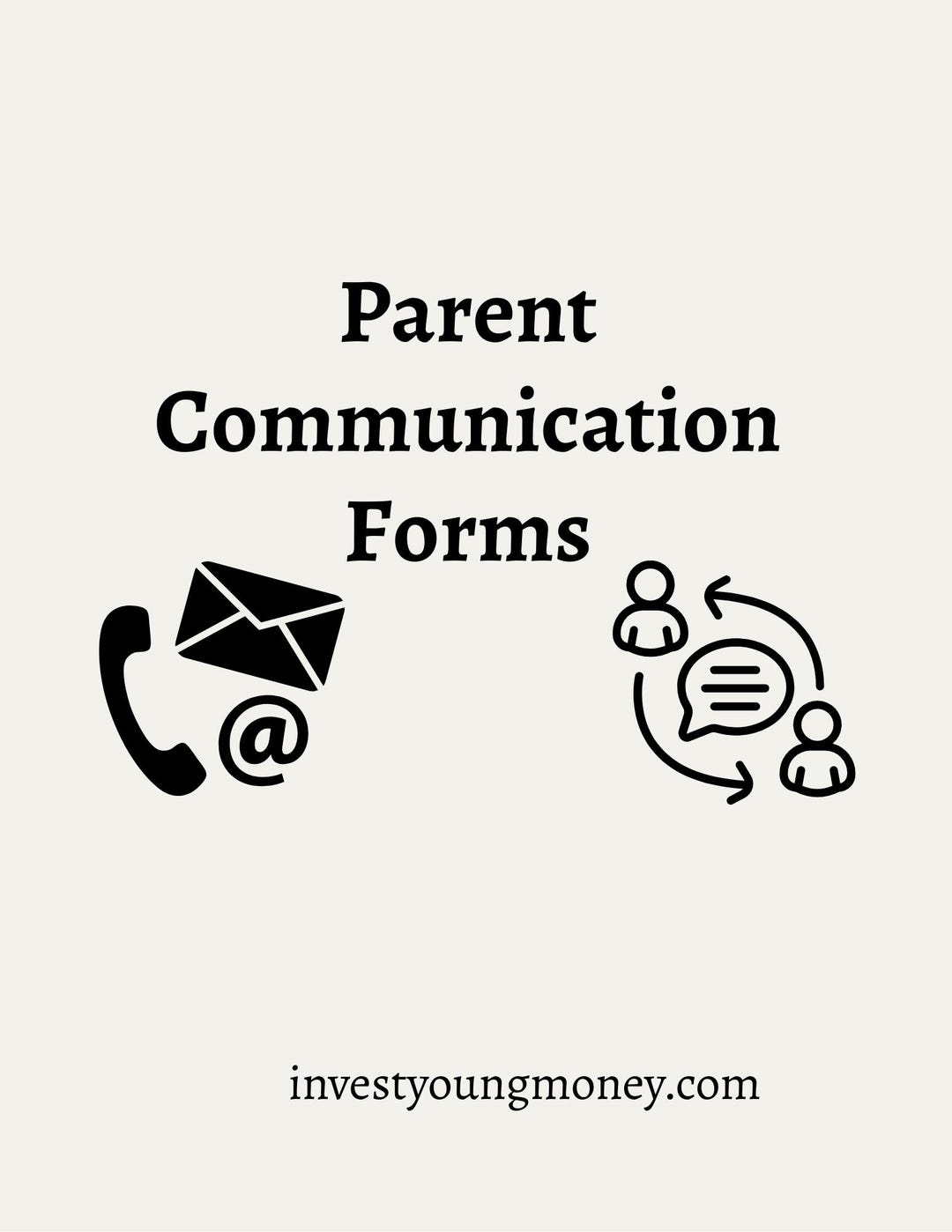 Parent Teacher Communication Forms | Printable PDF - Etsy
