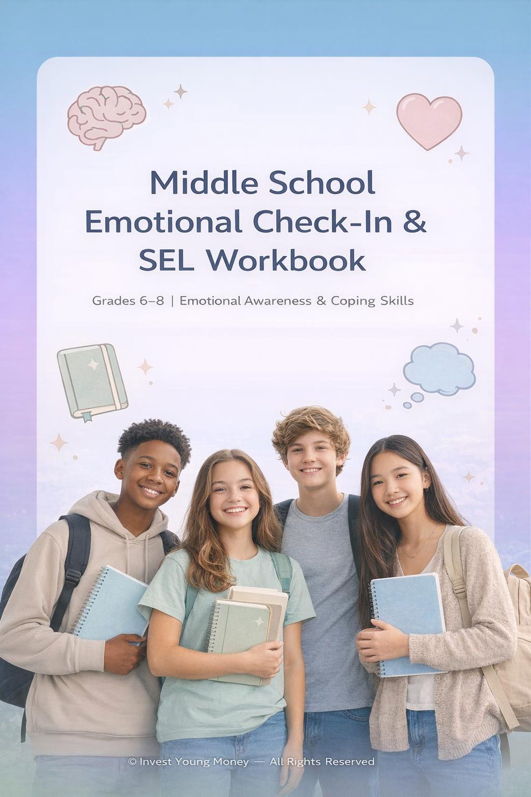 Middle School Emotional Check in SEL Workbook | Grades 6 8 PDF - Etsy