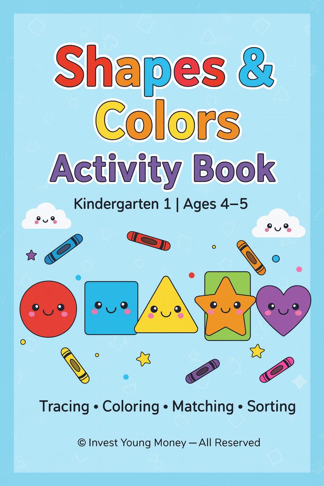 Shapes and Colors Activity Book | Kindergarten Learning Printable PDF ...