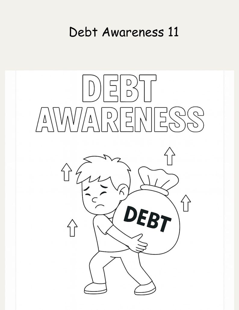 Financial Literacy Coloring Book for Kids | 20 Money Topics PDF - Etsy