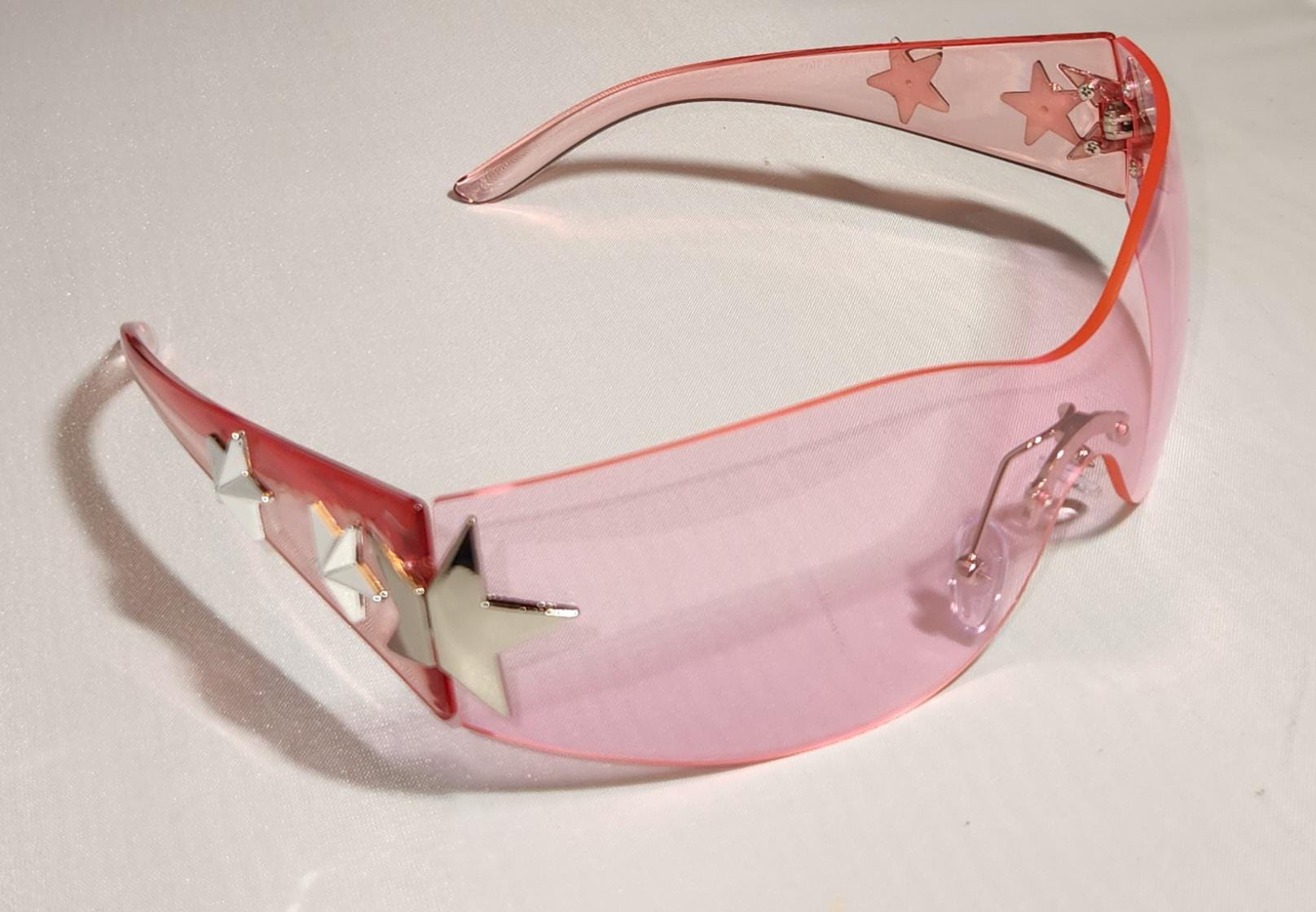 Pink Star Sunglasses - Etsy