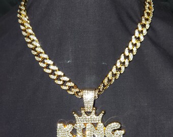 Crown Necklace, Available in Gold and Rose Gold - Etsy