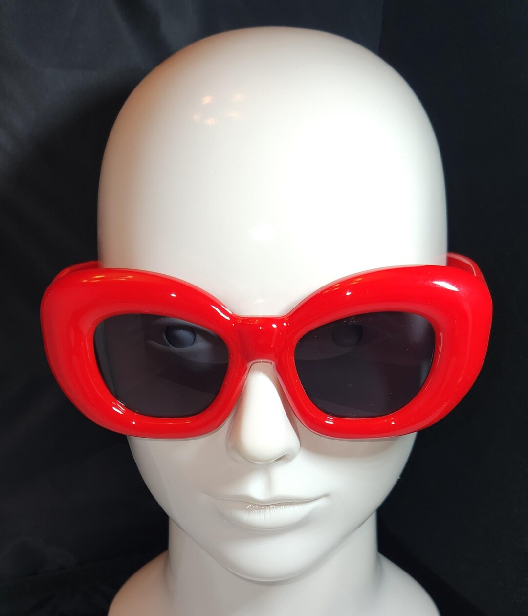Red Goggle Sunglasses - Etsy