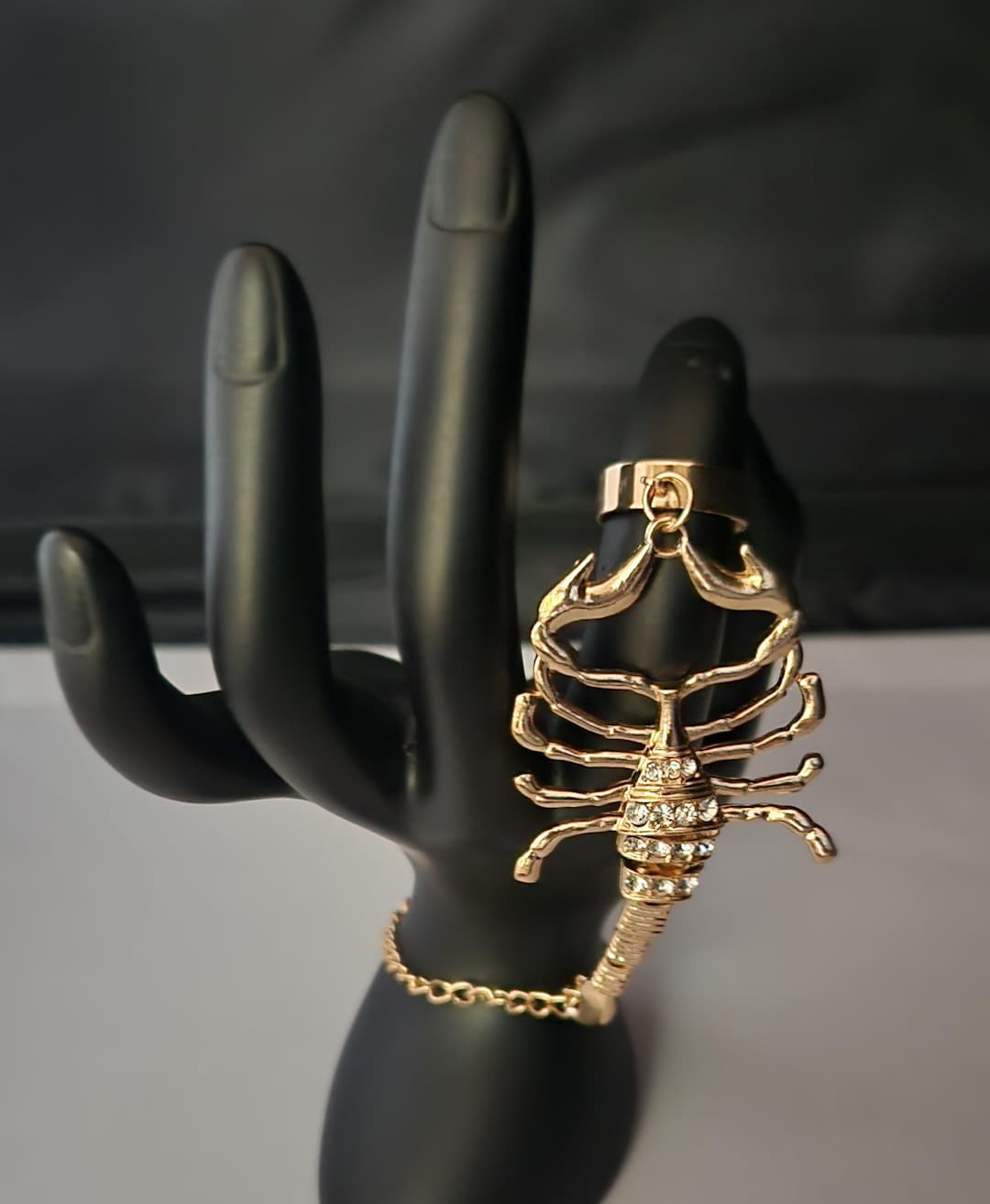 Gold Scorpion Bracelet and Ring Combination - Etsy