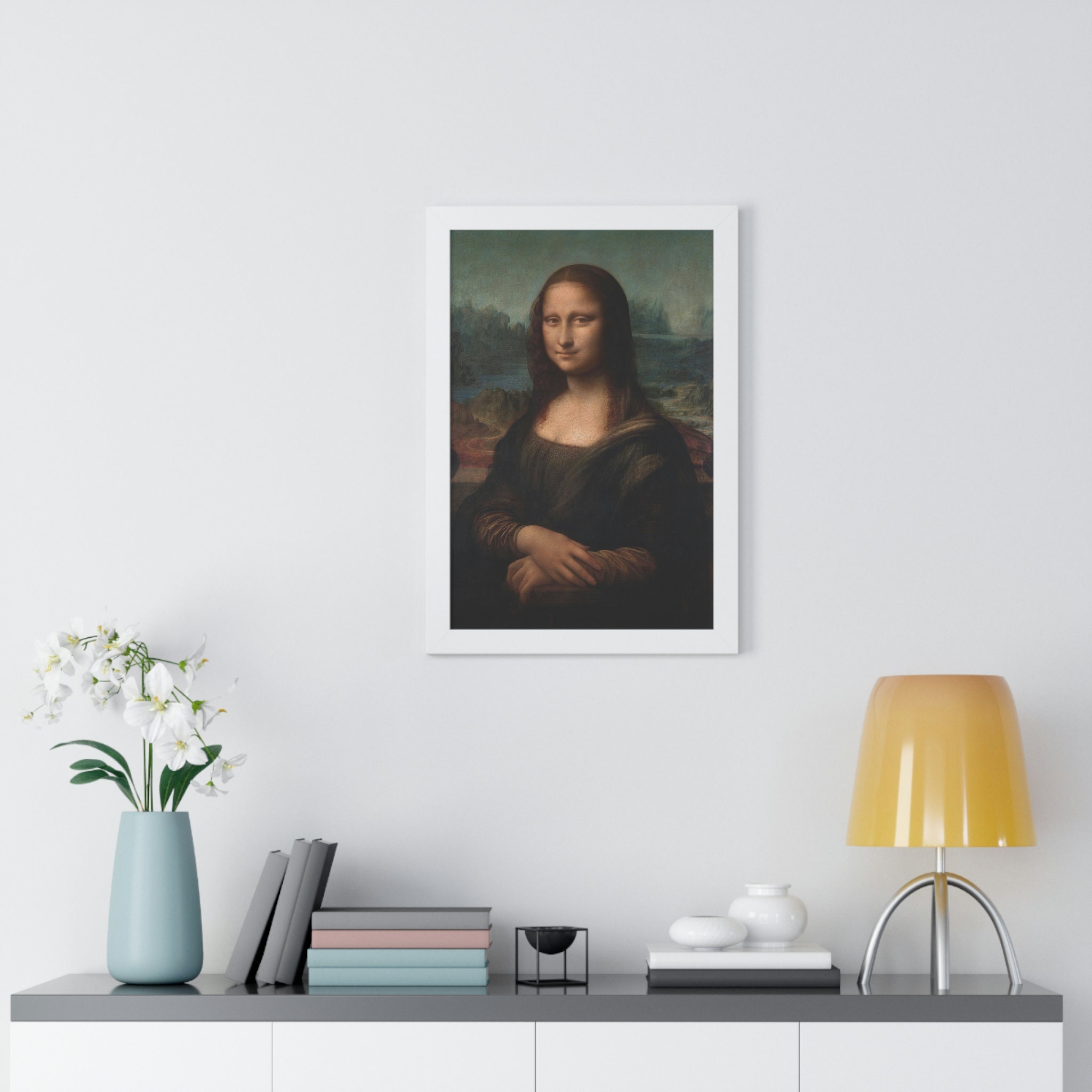 Leonardo Da Vinci, Portrait of Mona Lisa Del Giocondo 1503 1506 ...