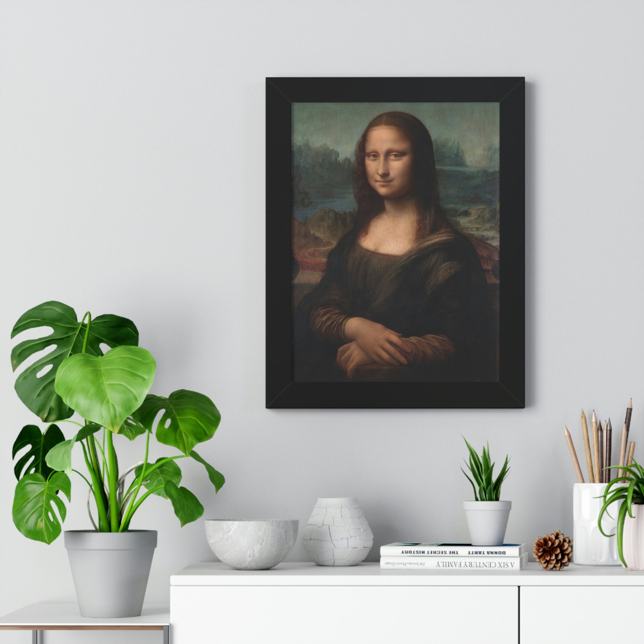 Leonardo Da Vinci, Portrait of Mona Lisa Del Giocondo 1503 1506 ...