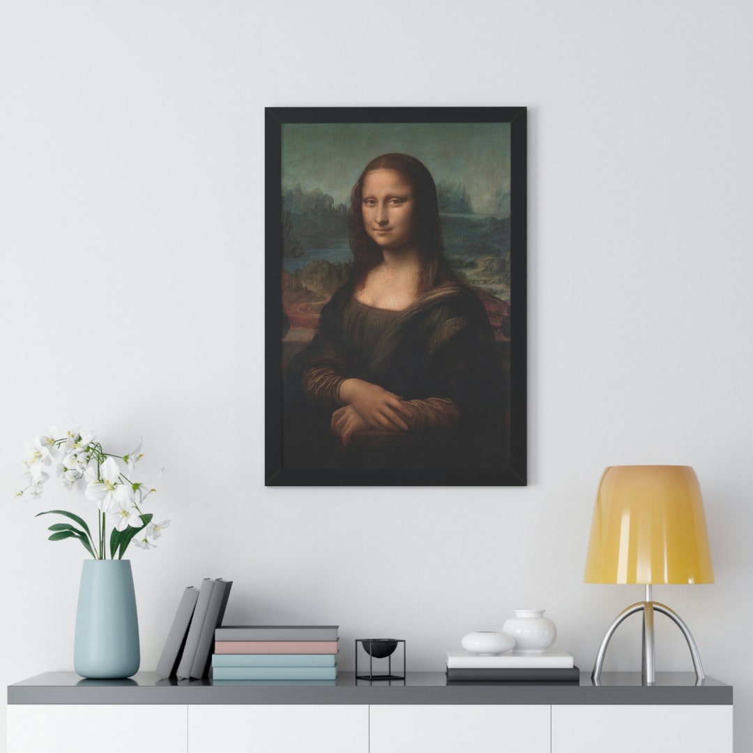 Leonardo Da Vinci, Portrait of Mona Lisa Del Giocondo (1503 - 1506 ...
