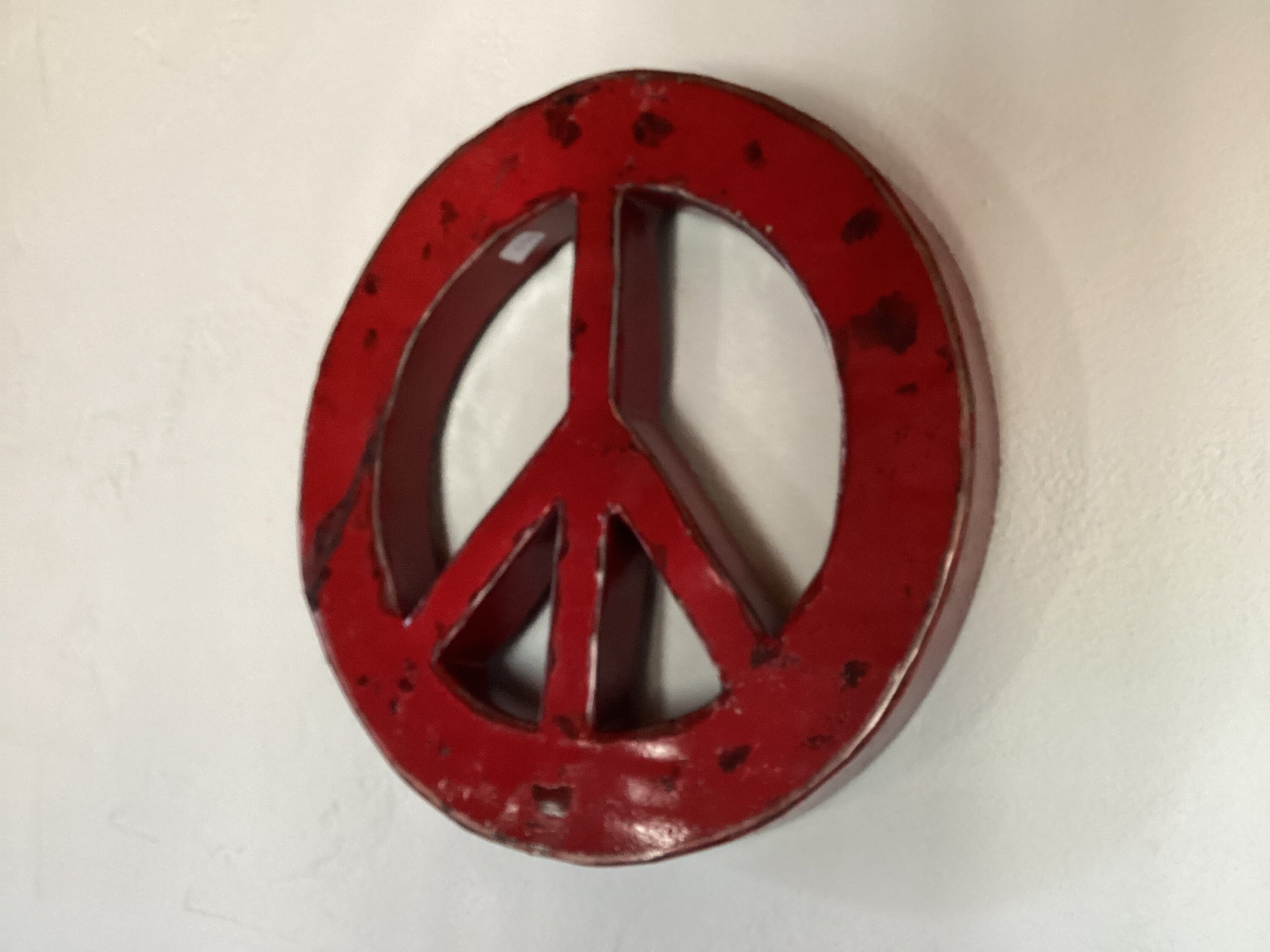 Peace Sign. Metal Bali Peace Sign Wall Art. - Etsy