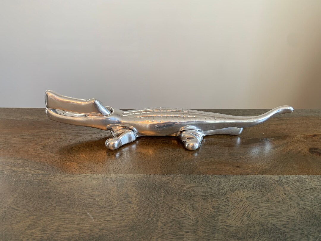 Hoselton Crocodile Nutcracker Made in Canada Signed Hoselton 1540 ...