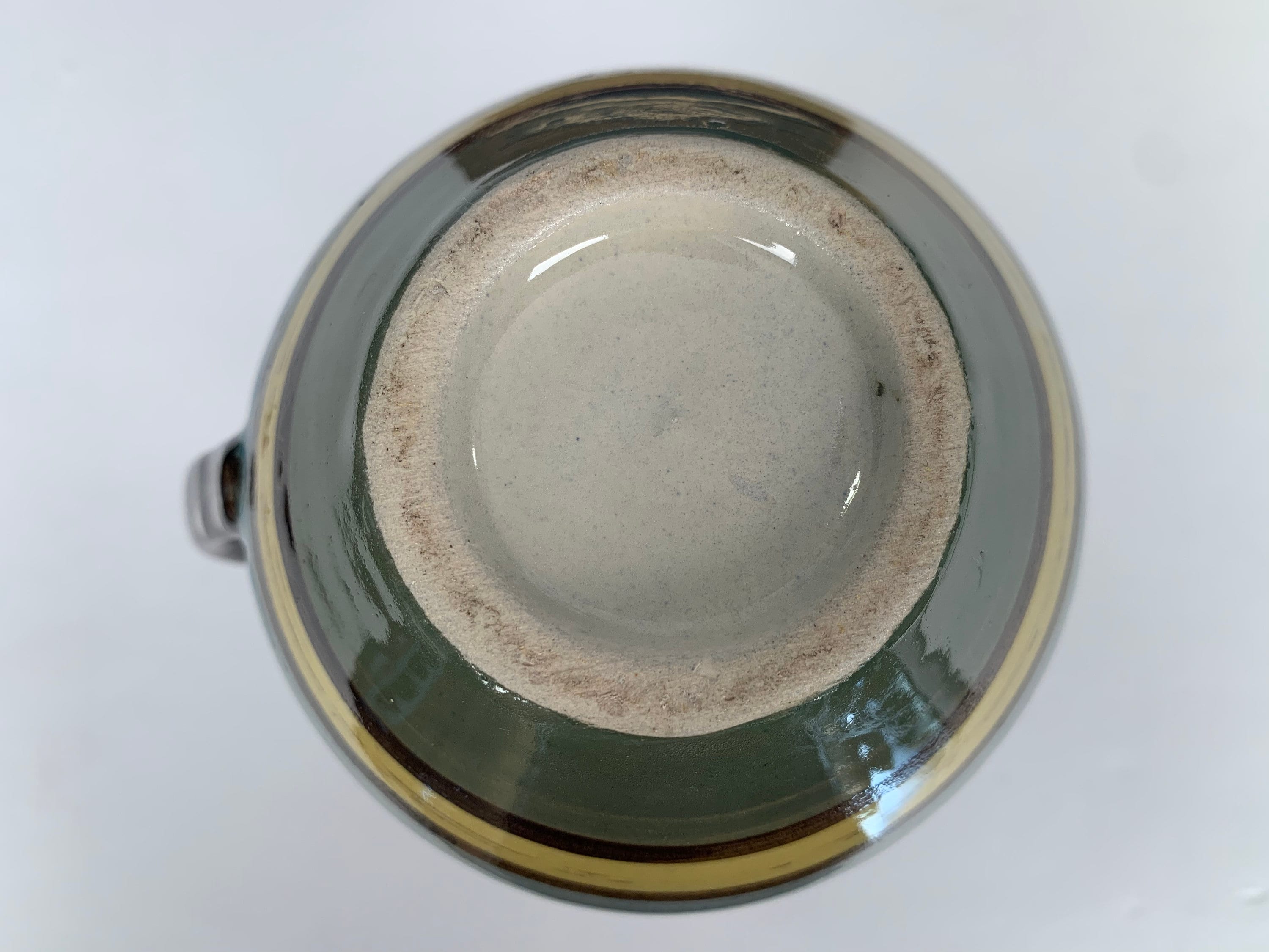 Studio Pottery Vase/pitcher Handle Handpainted Vintage Unsigned ...