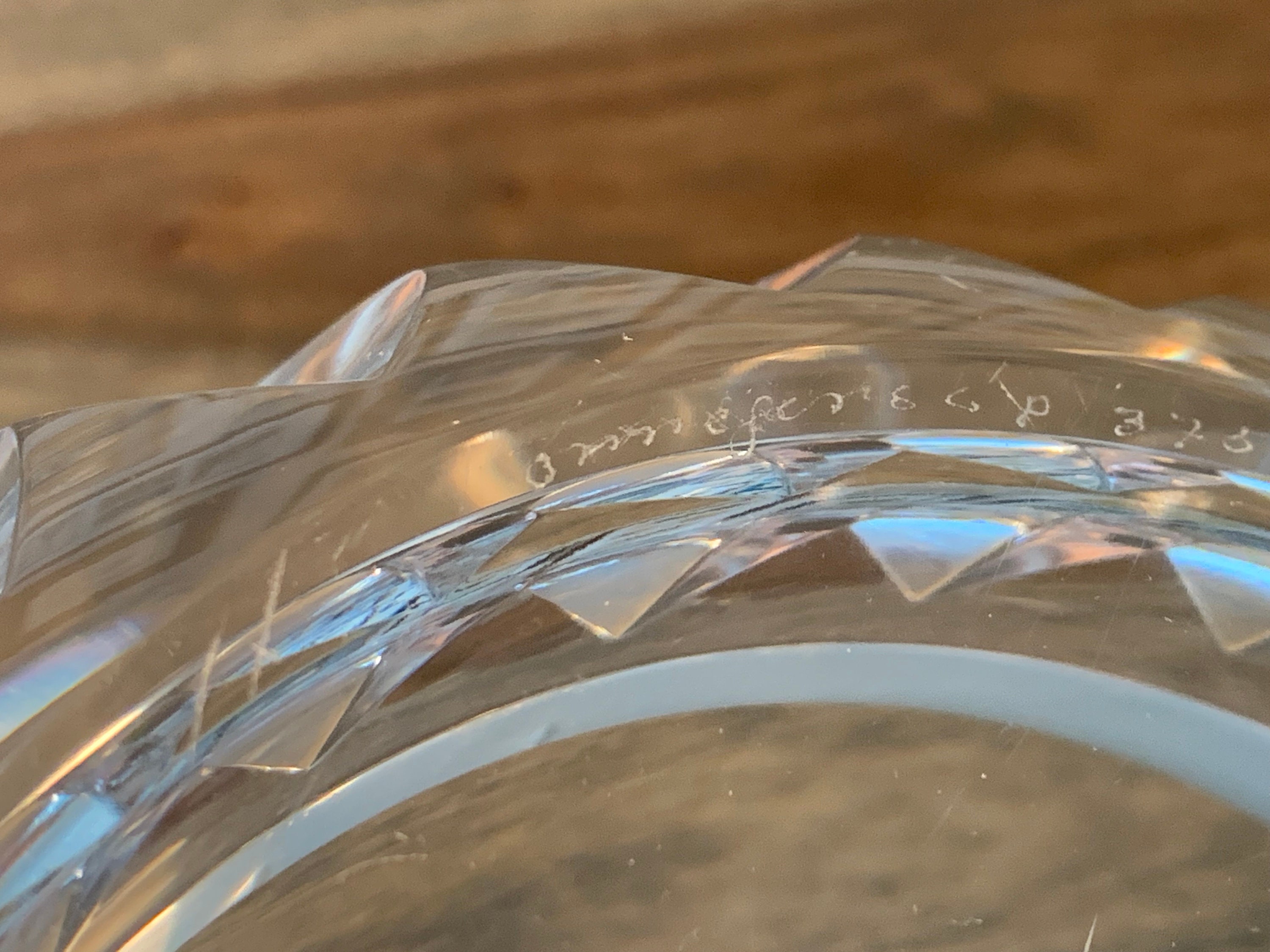 Orrefors Crystal Bowl Made in Sweden Vintage Signed Numbered Swedish ...