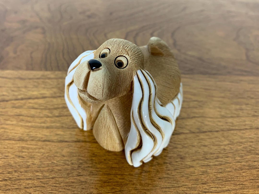 Artesania Rinconada Cocker Spaniel Dog Figurine Handmade Uruguay ...