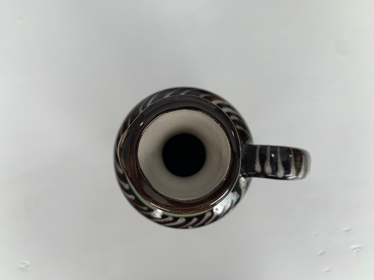 Studio Pottery Vase/pitcher Handle Handpainted Vintage Unsigned ...