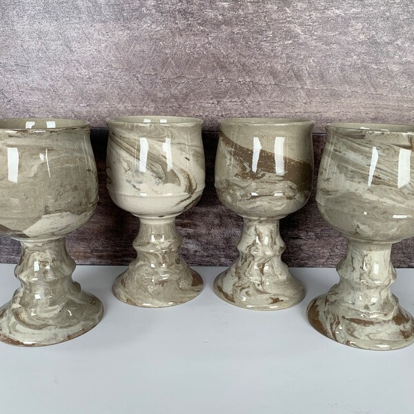 Ceramic Wine Goblet - Etsy