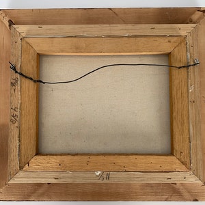 Oil Painting on Canvas Fishing Boats Signed Florence Vintage in the ...