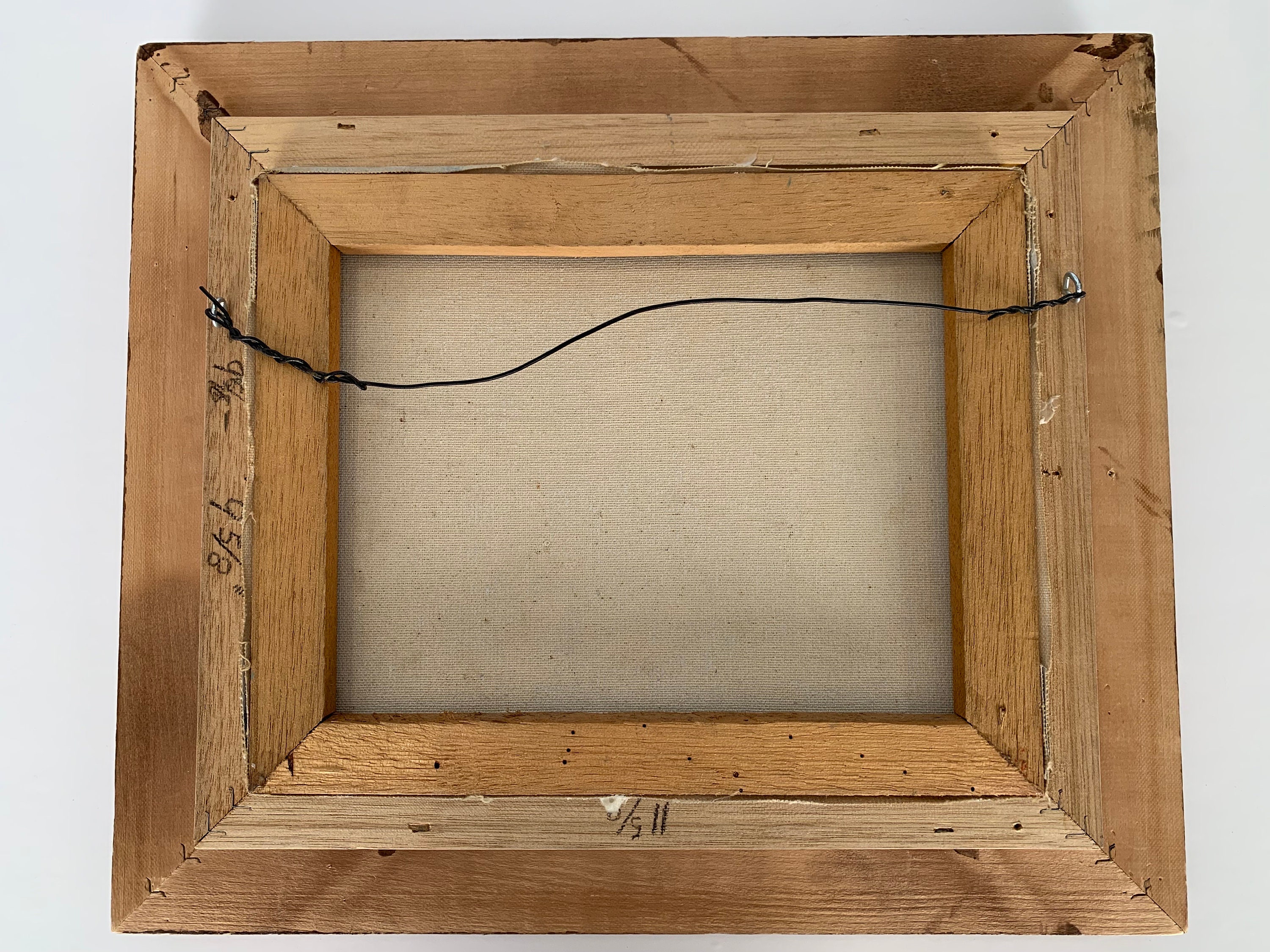 Oil Painting on Canvas Fishing Boats Signed Florence Vintage in the ...