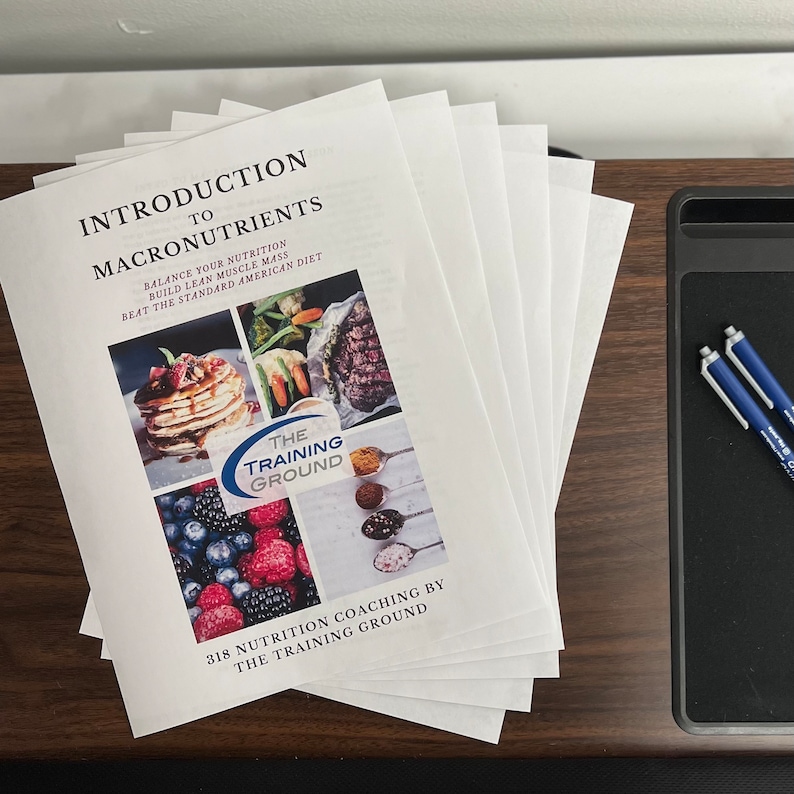 Introduction to Macronutrients Nutrition Coaching Lesson & Worksheet - Etsy